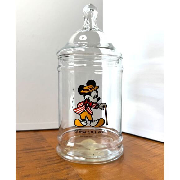 Disney | Kitchen | Vintage Walt Disney World Co Candy Jar Mickey Mouse ...